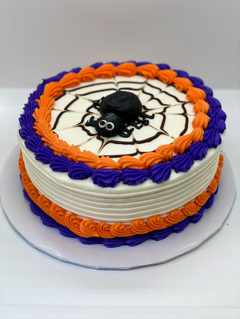 Spider with Spider Web Party Cake – Nonna Randazzo's Bakery