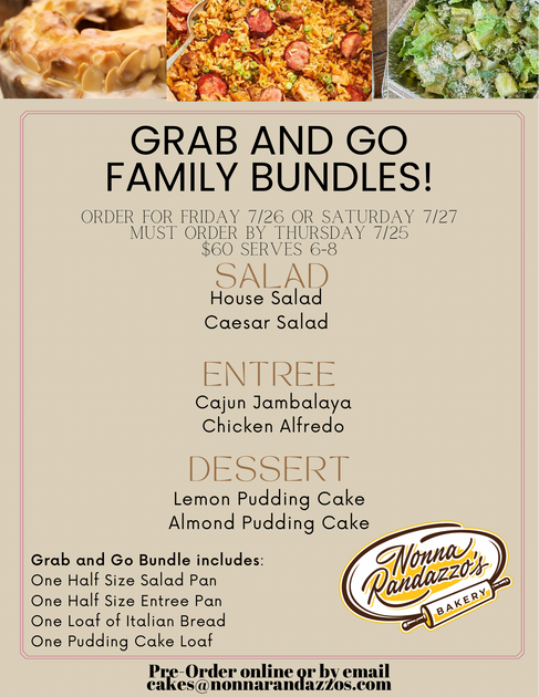 Grab and Go Family Bundle – Nonna Randazzo's Bakery