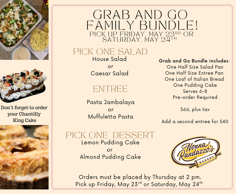 Grab and Go Family Bundle – Nonna Randazzo's Bakery