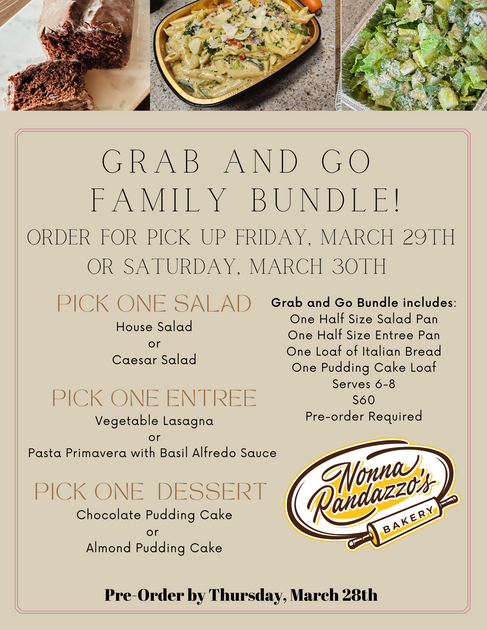 Grab and Go Family Bundle – Nonna Randazzo's Bakery