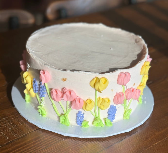 Spring Flower Party Cake P023 – Nonna Randazzo's Bakery