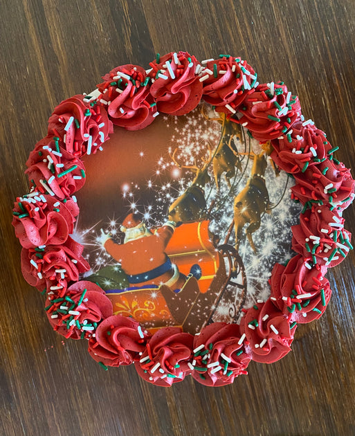 Santa Christmas Cake H015 – Nonna Randazzo's Bakery